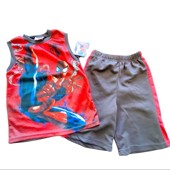 Marvel | Matching Sets | Nwt Marvel Spider Man Matching Set Gray Red ...
